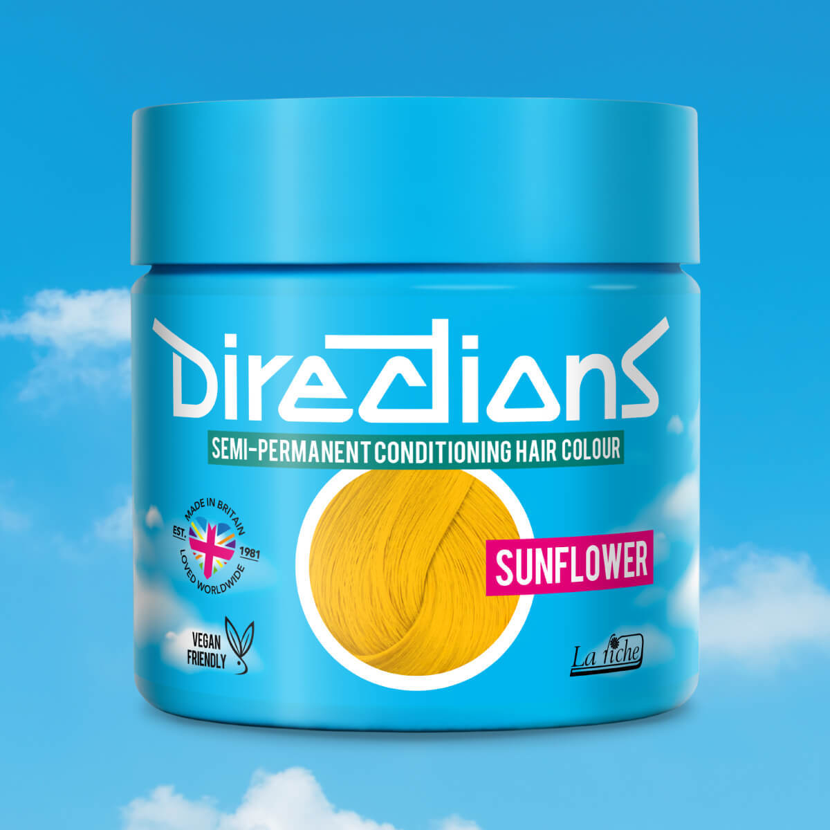 Sunflower Hair Color - Semi-Permanent Hair Dye | Directions Hair Colour